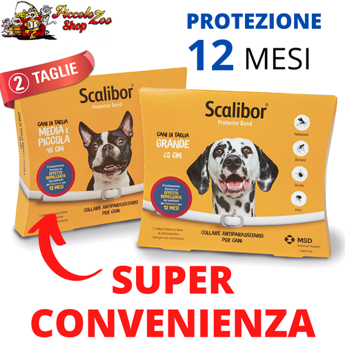 Scalibor collare antiparassitario per cane piccolo-medio(48 cm) o ...