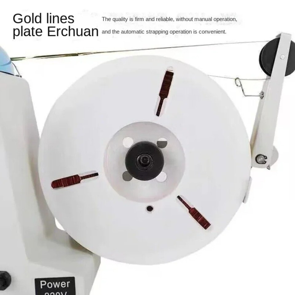220V/110V Automatic Bread Bag Twisting Machine Golden Candy Tying ...