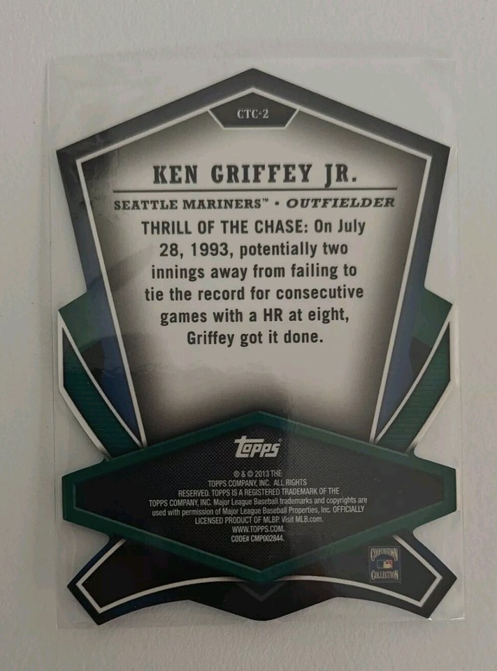 KEN GRIFFEY JR 2013 Topps Cut To The Chase Die-Cut Chrome Refractor CTC ...