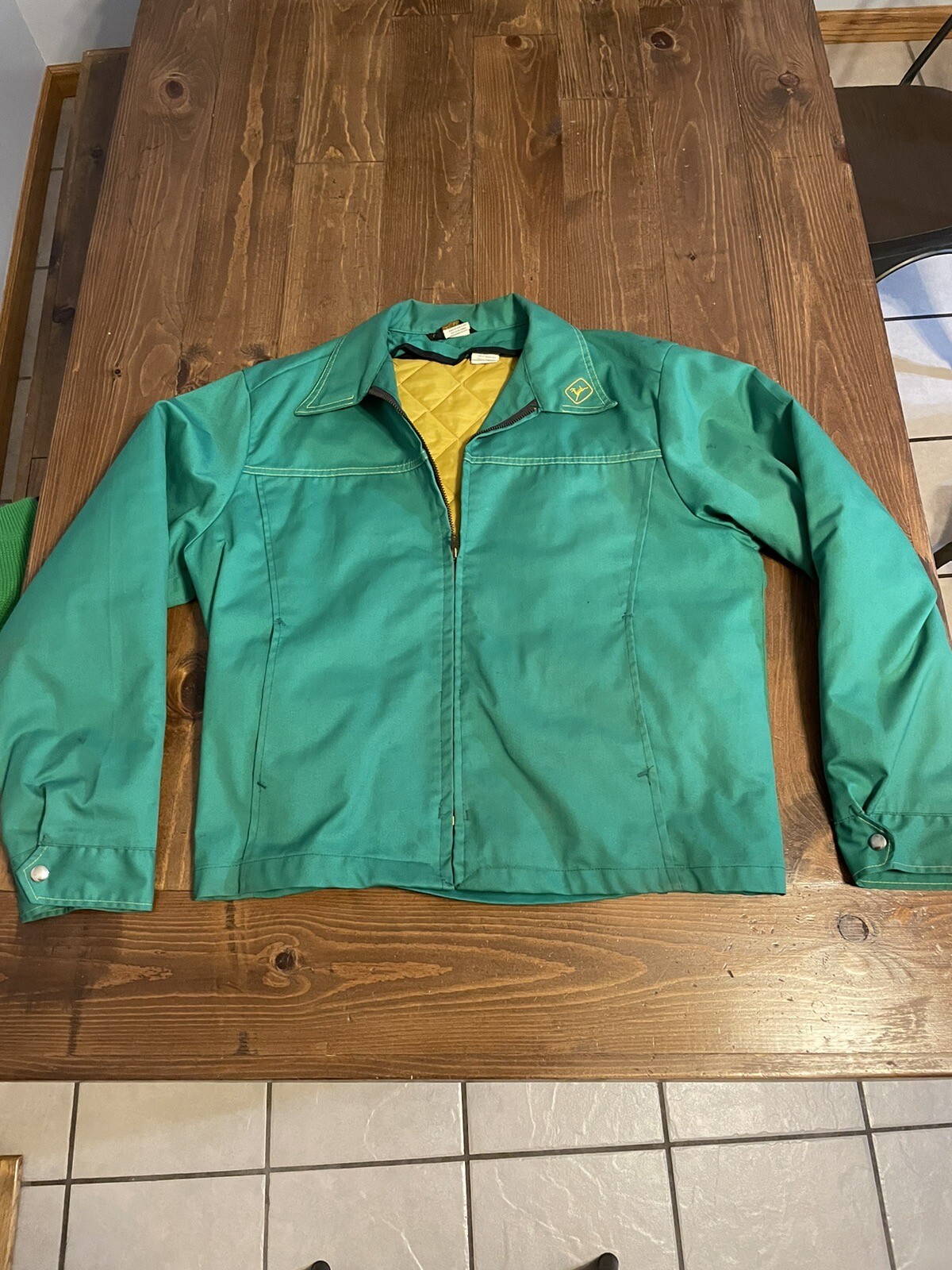 VINTAGE JOHN DEERE WORK JACKET 1980s Protexall USA Gr… - Gem