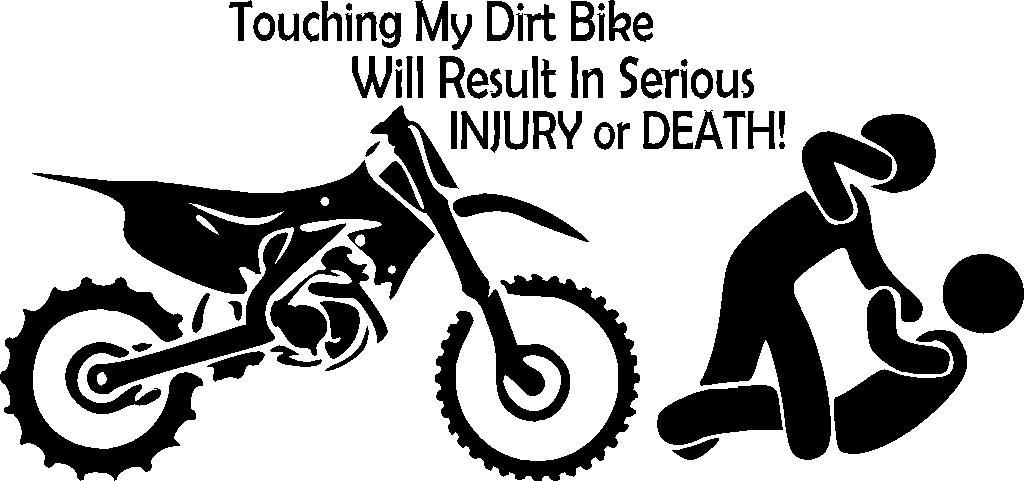 Funny Motocross Stickers