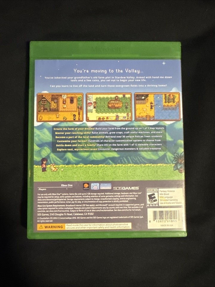 Xbox One Stardew Valley Collectors Edition | eBay