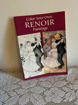 Renoir Color your own Painting coloring book | eBay