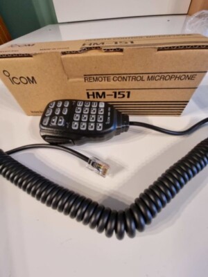 ICOM HM-151 Remote Control Hand Cable 580mm Microphone for IC-7100 7000 ...