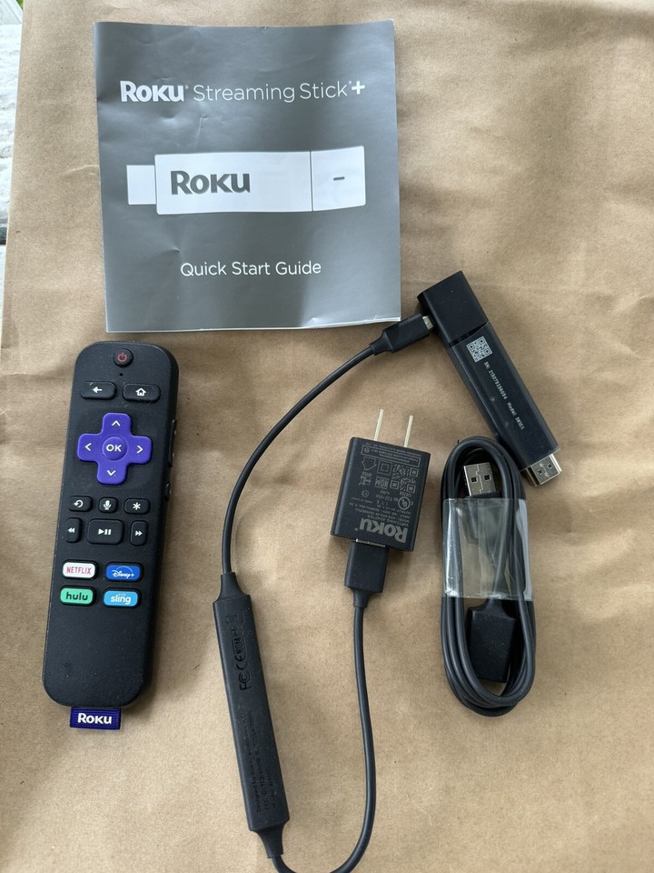 Roku Streaming Stick 4K/HDR Model 3810X Streaming Device with Roku ...