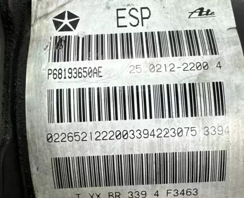 2014-2016 Dodge Ram 1500 ABS Anti-Lock Brake Pump Module Assembly OEM ...