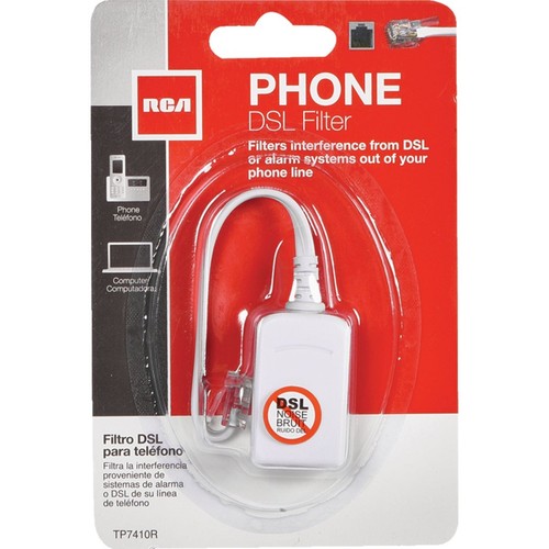 RCA DSL & Phone or Security System DSL Line Filter TP7410R Pack of 6 ...