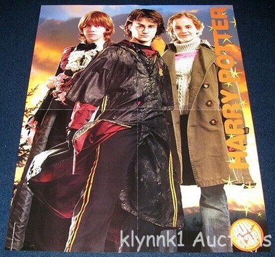 Harry Potter Poster Centerfold 3495A Chad Michael Murray on the back | eBay