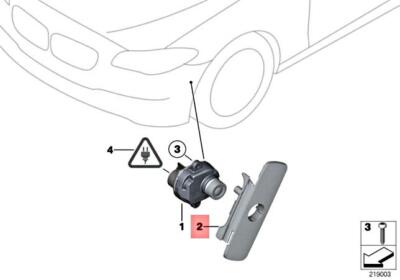 Genuine BMW Hybrid F10 F11 F18 518d 520d ed 520dX 520i Bracket Left ...