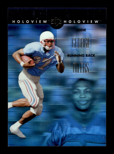 1996 SP #35 Eddie George Holoview Rookie Card RC Houston Oilers ...