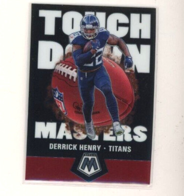 Derrick Henry Touchdown Masters 2020 Panini Mosaic #TM19 - Titans | eBay