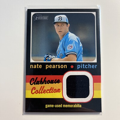 2020 Heritage Minor League Edition Nate Pearson Clubhouse Collection ...