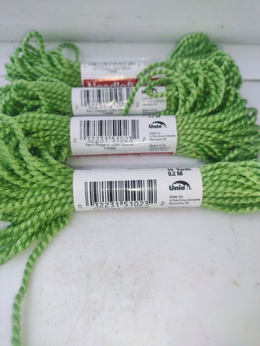 Needloft Plastic Canvas Yarn Lot Of 4 - 10 Yds 2 Ply 100% Nylon You ...