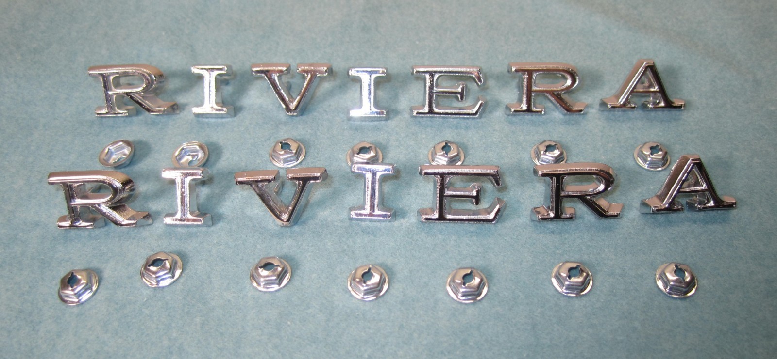1968 1969 Buick Riviera Fender Letters | R I V I E R A | Die Cast ...