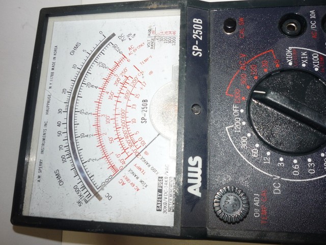 A.W. Sperry SP-250B Analog Multimeter with Test Leads - Very for sale ...