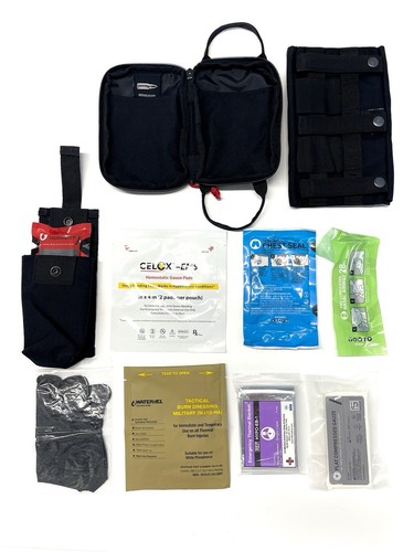 NEW IFAK Medical Trauma Kit, Molle Tactical MIL Belt Pouch - Stocked ...