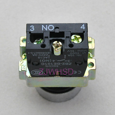 Momentary Switches Green Momentary Push Button Switch - Normally Open Contact Block For Control ...