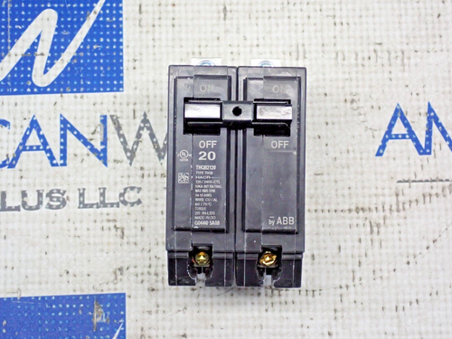 New GE THQB2120 20 Amp 2 Pole 120/240 Volt Bolt On Circuit Breaker | eBay