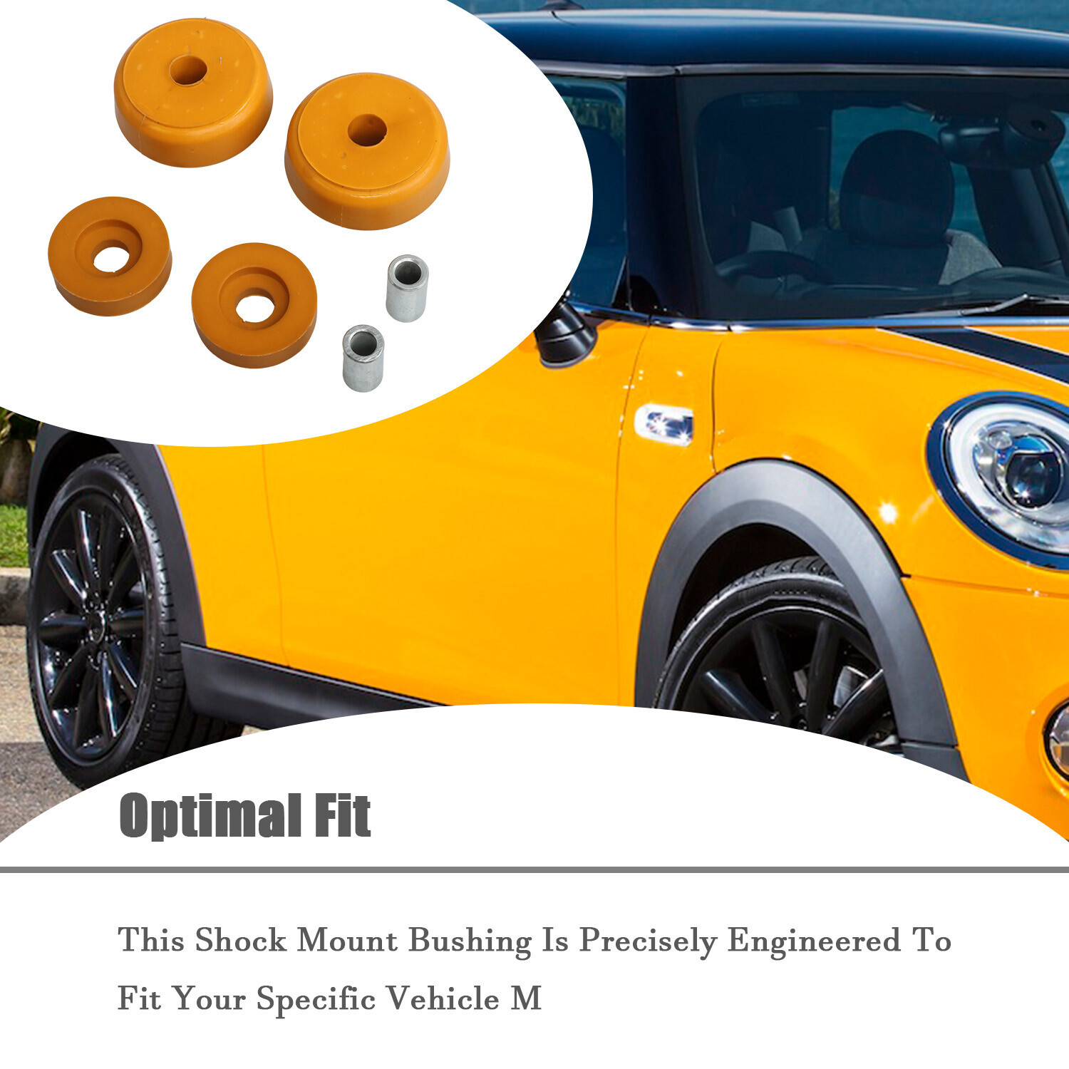 Rear LH & RH Strut Shock Mounts Suspension Fit for Mini Cooper 2002 ...