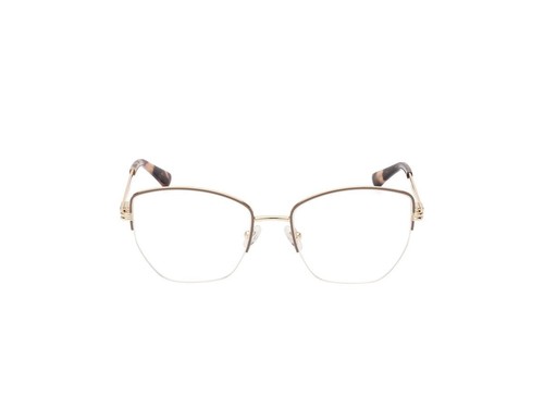 GUESS GU2939 Beige 057 Metal Optical Semi Rimless Eyeglasses Frame 55 ...
