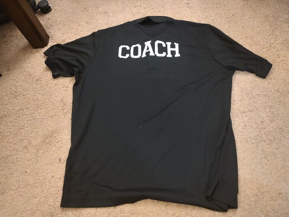 Core365 Black Polo Shirt YMCA Coach Edition Mens Size XL NWT | eBay