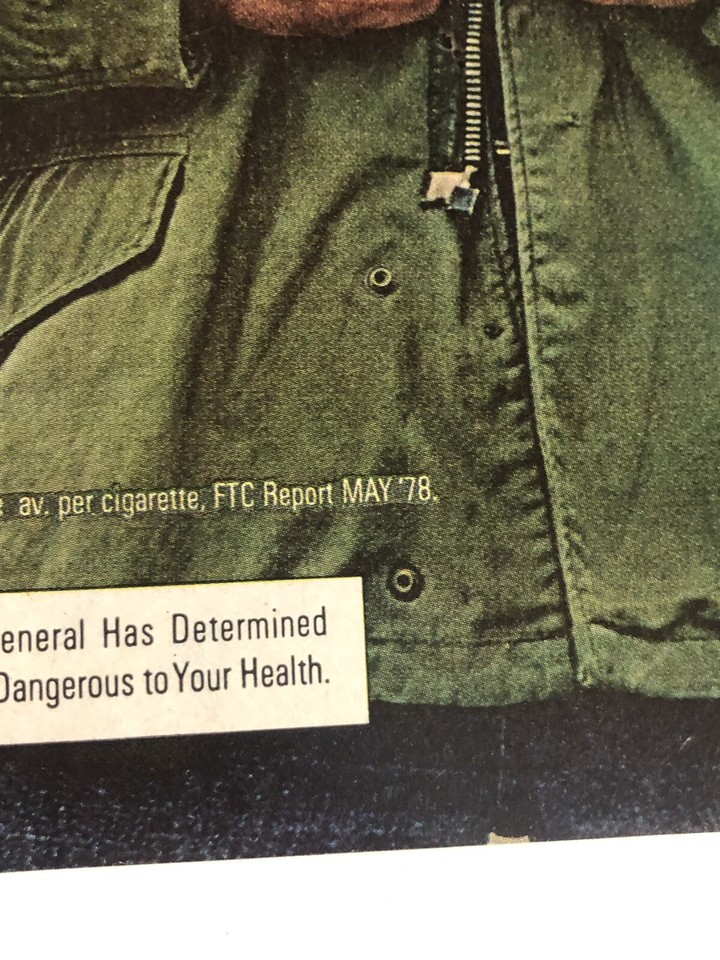 Vintage Winston Cigarettes 1978 Print Ad pa4 Construction Worker | eBay