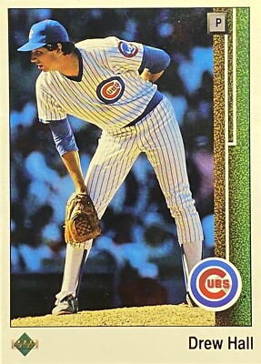 1989 Upper Deck #324 Drew Hall Pitcher Chicago Cubs FREE shipping | eBay