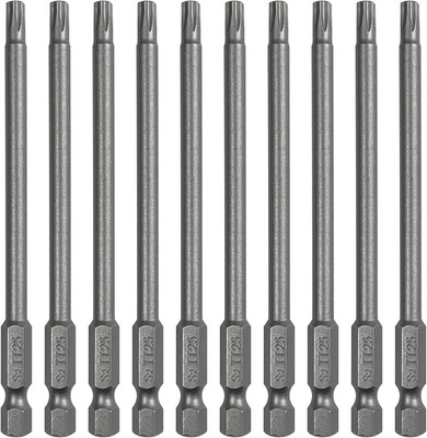 10PCS T25 Torx Screwdriver Bit Sets, 4‘’Length Magnetic Security Torx ...