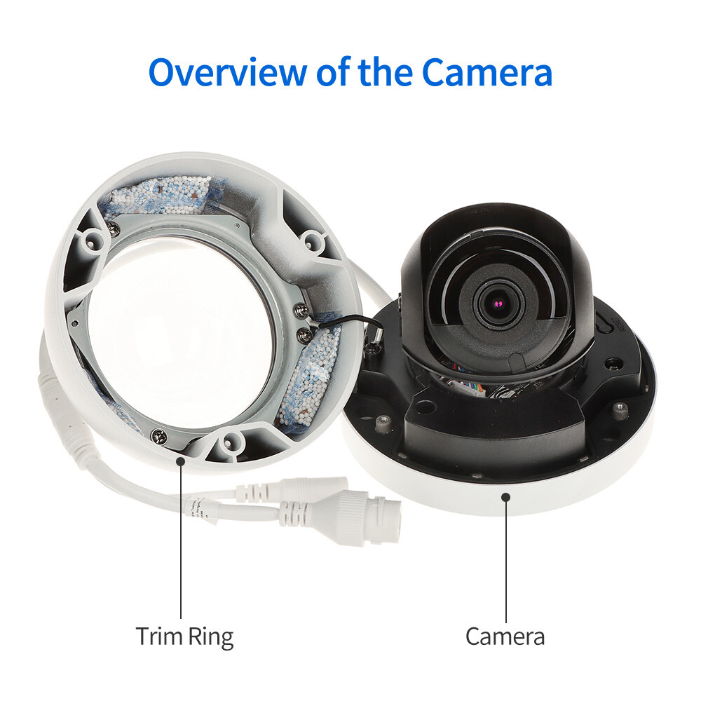 Hikvision 8 MP IR30 H.265+ AcuSense Fixed HD IP Camera DS-2CD2183G2-I ...