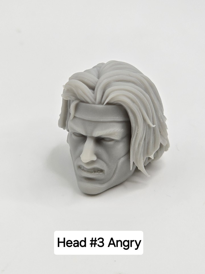 3d Print LONG HAIR GAMBIT HEAD #3 1:10 7" DIAMOND SELECT MCFARLANE DC MULTIVERSE | eBay