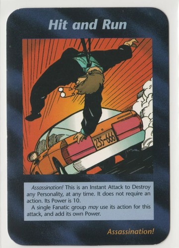 Hit and Run INWO Illuminati New World Order Card Game Unlimited Common ...