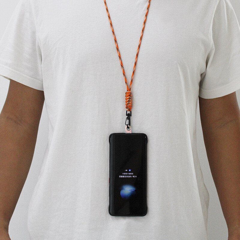 Strong Rope Neck/Wrist ID Lanyard Metal Clip For Keys ID Card Pass ...