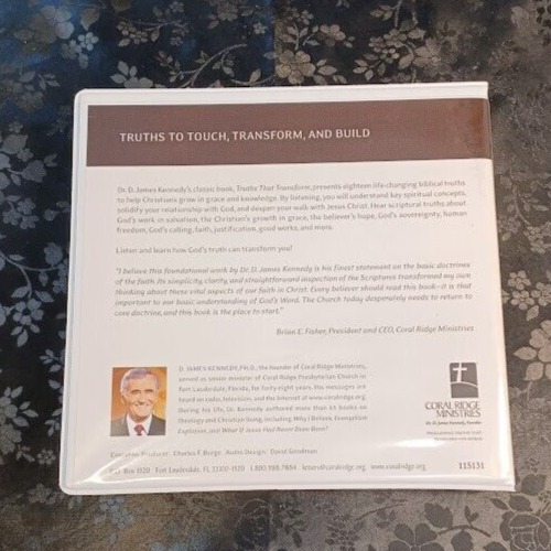 Truths that Transform - Dr. D. James Kennedy - Coral Ridge Audio Book ...