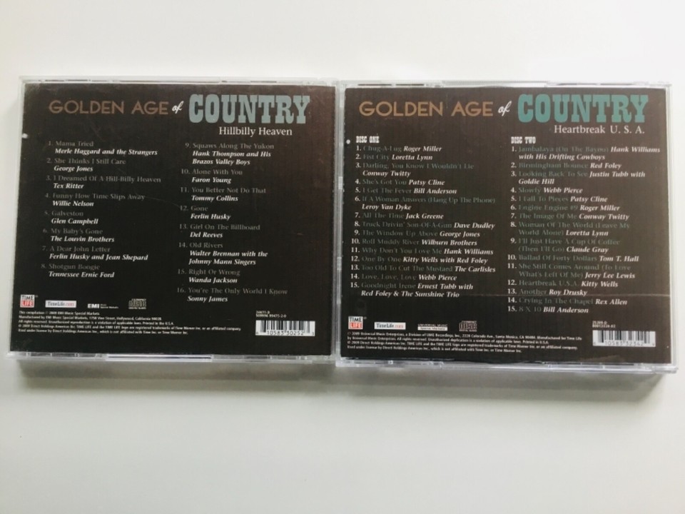 Time Life Golden Age of Country 18 CD superset | eBay