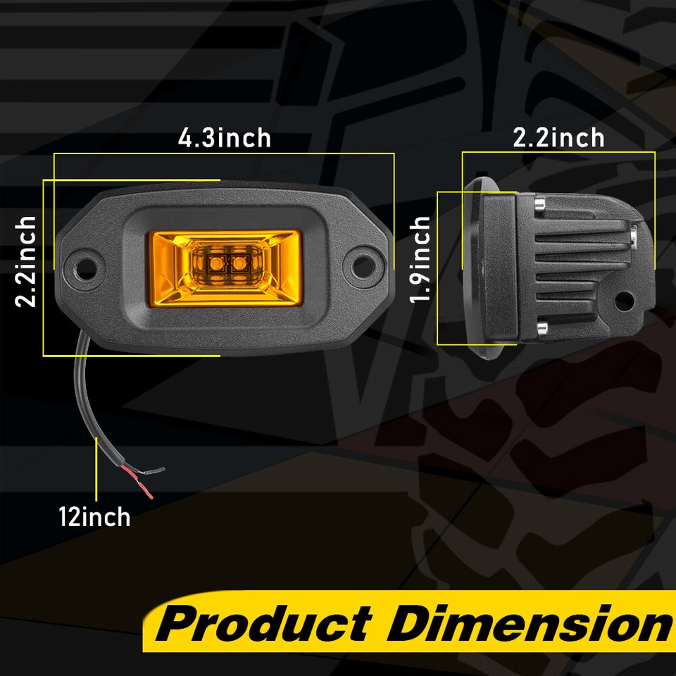 LED Work Light Bar Flood Spot Lights Driving Lamp Offroad Car Truck SUV ...