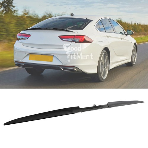 Gloss Black Rear Boot Trunk Spoiler Lip Tail Wing Cuttable For Vauxhall ...