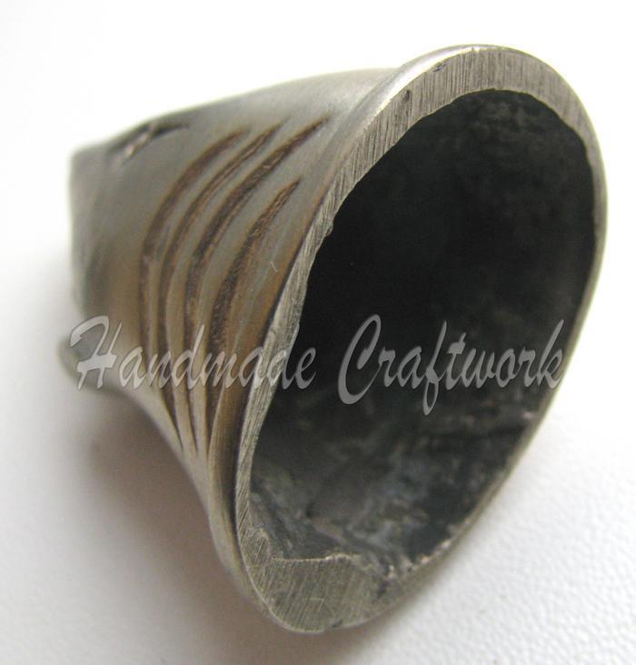 Metal Hand-Casted Knife Finger Guard & Knife Pommel Bolster Custom ...