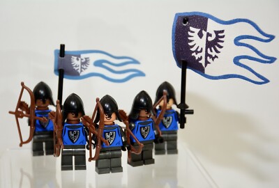Lego Black Falcon Knight minifigures lot No 6 NEW Figs - With Custom ...
