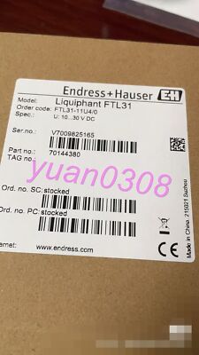 NEW E+H FTL31-AA4U2AAWBJ (FTL31-11U4/0) sensor DHL Fast delivery#HL | eBay
