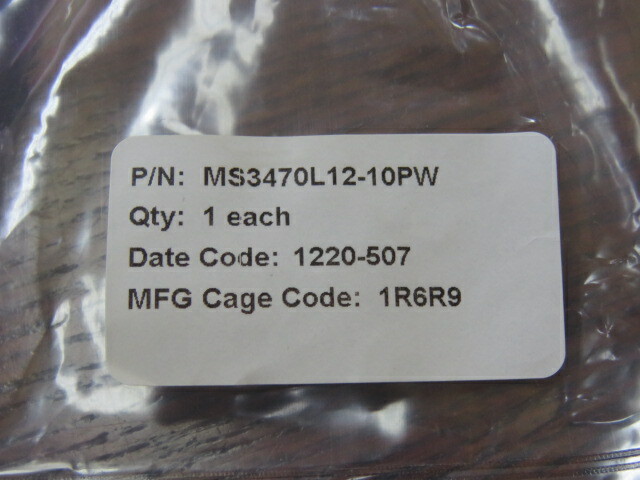 CORSAIR MS3470L12-10PW per Lot 10 (Power) Position Circular Connector ...