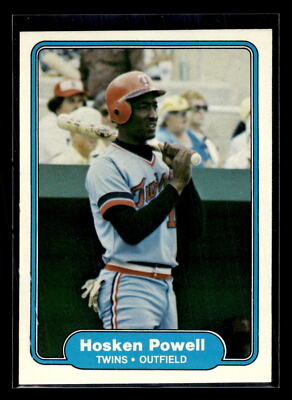 1982 Fleer Baseball #558 Hosken Powell "Set Break" Mint Minnesota Twins ...