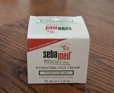 SEBA MED Fragrance Free Hydrating Face Cream Normal to Dry Skin 1.7 fl ...