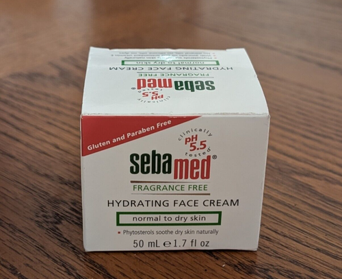 SEBA MED Fragrance Free Hydrating Face Cream Normal to Dry Skin 1.7 fl ...