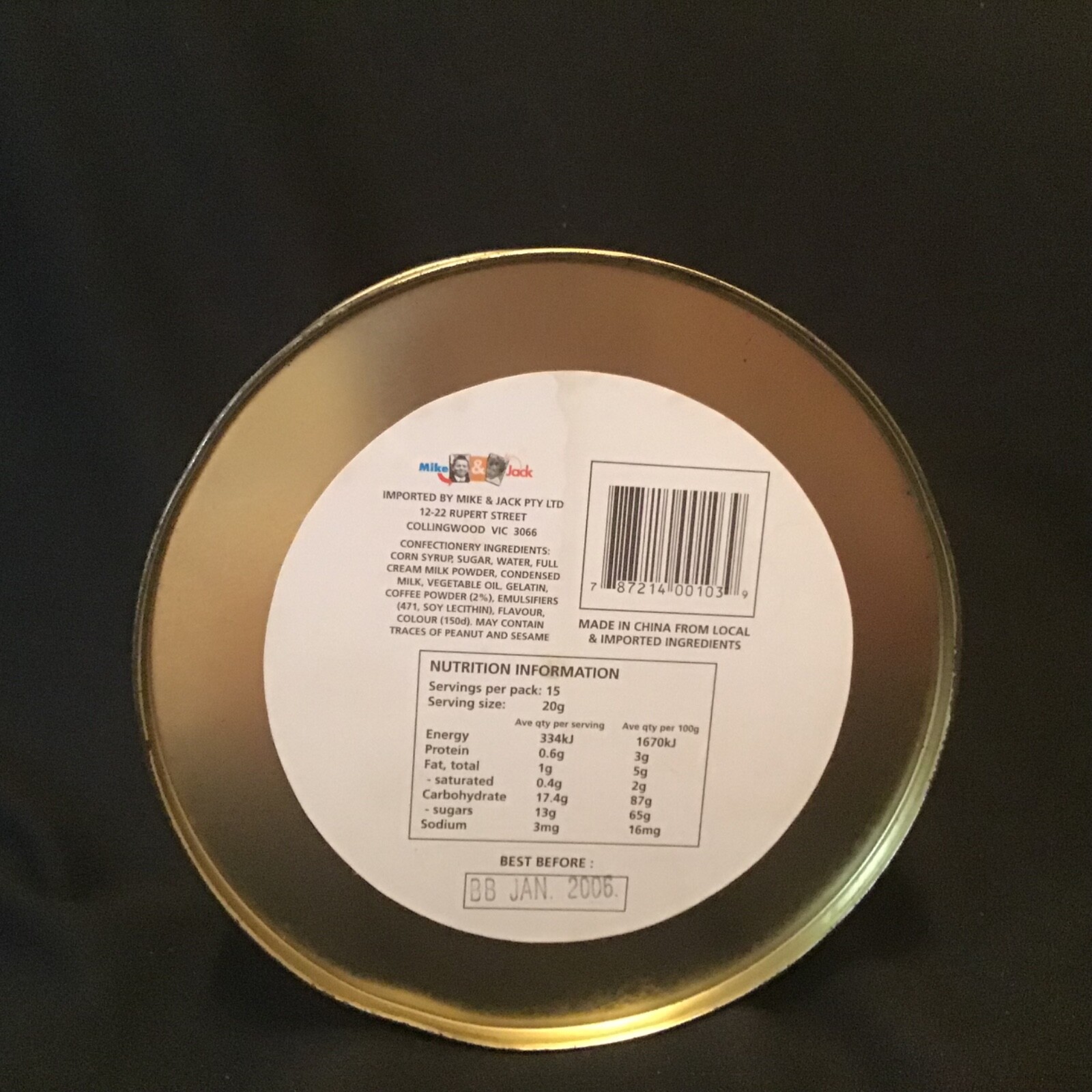 Collectable Biscuit or Lolly Tin Carousel Mike and Jack | eBay