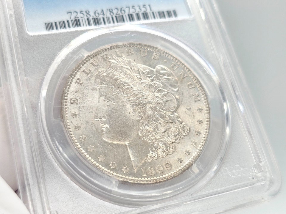 1899 PCGS MS 64 Morgan Silver Dollar **KEY-DATE STUNNING COIN** 75351 ...