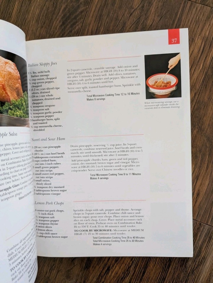 The Microwave Convection Oven Cookbook Recipes Cooking Book | eBay