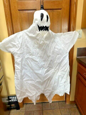 Totally Ghoul Scary Flying Ghost Creepy Sounds Indoor Outdoor Flies On ...