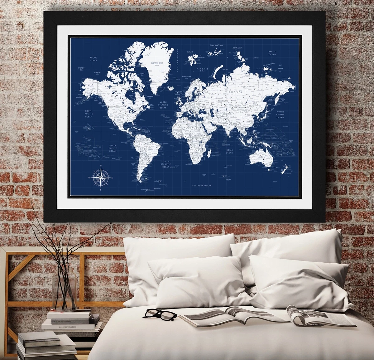 Black And White World Map World Map For Pinning Travels, 50% OFF