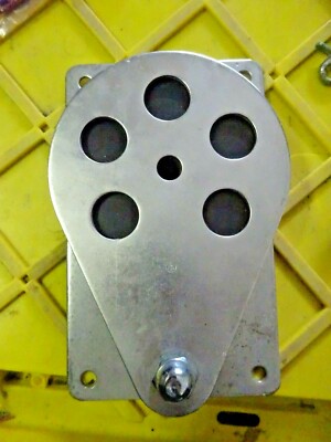 SS CHEEK BLOCK 6" PULLEY SHEAVE 1 1/8"LINE | eBay