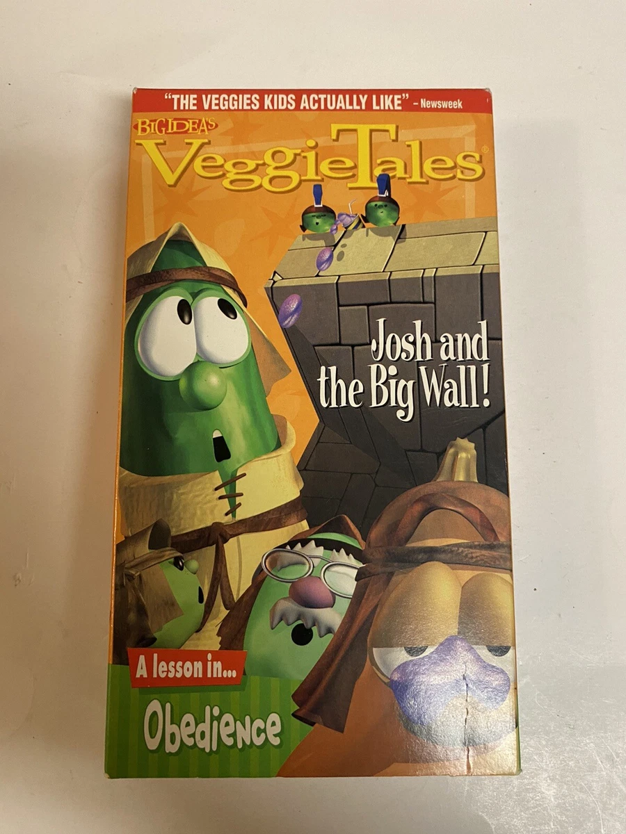 Veggietales Josh And The Big Wall Vhs1997 Ebay